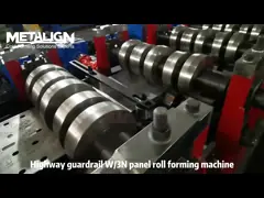 Macchina per la formazione di rotoli di pannelli W ad alta precisione per acciaio galvanizzato da 3 ̊4 mm