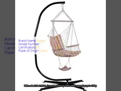 Qingdao Port of Loading Iron Tube Frame Indoor Hammock Stand for Comfortable Relaxation