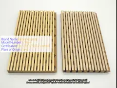 5/3mm Indoor Stadium Grooved Acoustic Wall Panels Sound Absorption Isolation Board