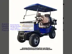 China New golf cart electric sightseeing car hotel scenic sightseeing car shuttle car security patrol car for sale