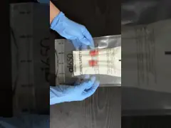 China Lab Medicine Ldpe Biohazard Plastic Ziplock Kangaroo Pouch Bags Grip Seal 95kpa Specimen Bag For Hospital for sale