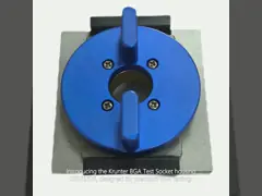 High Frequency BGA Test Socket Shell with Pogo Pin Support 35MM X 26MM BGA Test Socket Housing KR-3751-DK Bga IC Socket