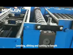 China Máquina de corte de 0,8-1,5 mm eficiente con máquina de nivelación y cortadora hidráulica en venta