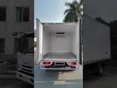 China Ice Cream Eutectic Plate Truck Body low temperature reefer van body for sale
