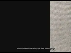 China 400GSM Leather Effect Polyester Fabric 150cm Wide for Upholstery Projects and Pillows for sale