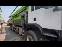 China Zoomlion 49 Meters Concrete Pump Truck Sitrak Second Hand Pumps 2020 for sale