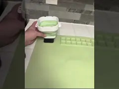 China OEM Food Grade Art Painting Tools Silicone Craft Mat With Cup For Kids Student for sale