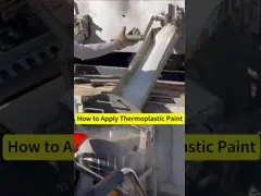 Highly Visible Thermoplastic Paint for Road Markings Quick and Easy Application Process