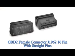 16 Pin J1962 OBD2 OBDII Female Connector with Endurable Straight Pins