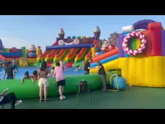 China Large Inflatable Water Slide With Pool  Adult Water Slide Bounce House Inflatable Slide for sale