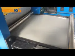 China Single Sheet Feeding Bark Texture Embossing Machine With Customizable Mold And High Precision Roller Feeding System for sale