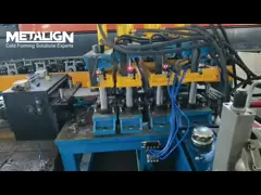 High Precision Door Frame Roll Forming Machine With Post-Punching System, Guide Post Structure, And 
