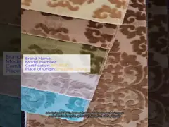 LIXIANG Damask Cutting Velvet Polyester rainbow Wholesale Fabric for Sofa
