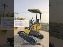 High quality Certified Used Komatsu PC20MR crawler excavator machine almost new for sale