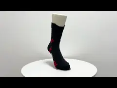 Terry Custom Radsocken Abrasionsbeständige 3D-Dots Crew Sportsocken