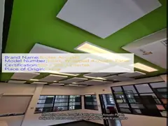 China Class Room Ceiling Absorbers Fabric Wrapped Acoustical Wall Panels Sound Absorbing Board for sale