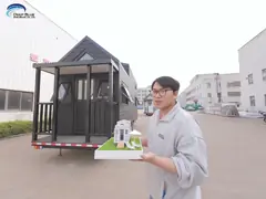 China Australia Standard Prefabricated MobileTiny House On Wheels Trailer Cabin For Garden Airbinb for sale