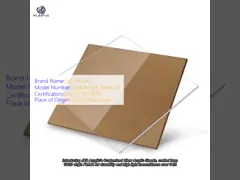 Customized Paper Flim And Logo Acceptable Clear Acrylic Sheet for Sale