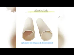 Stiffness Texture Aluminum Oxide Ceramic Tube OEM