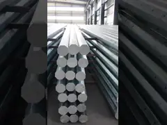 Customized Metal Power Pole Steel Electric Pole utility pole Galvanized pole traffic light pole