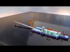 3D working video for Yongsheng siphon sand jet pumping dredger