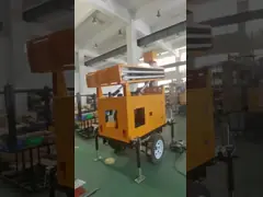 China DC24V Solar Panel Trailer Portable Solar Powered Video Camera Trailer for Mining Area Monitoring for sale