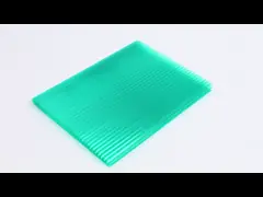 China Hollow PC Polycarbonate Plastic Hollow Cross Section Roof Roofing Sheet Extrusion Making Mac for sale