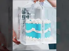 China Custom Made Cake Packaging Boxes Design Requirement AI CDR Or PDF and Paper Thickness Customer Can Decide for sale