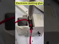 why the electronic potting glue does not dry