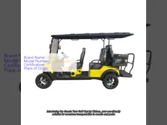 Scenic tour golf cart