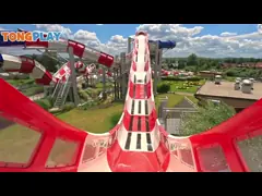 China Fiberglass Galvanized steel Rainbow Racing Slides for Youth and Adults for sale