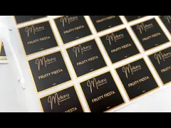 China Stickers Waterproof Vinyl Sticker Labels for Soap Candle Perfume Jar Packaging for sale