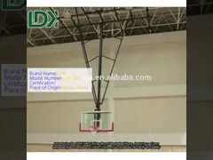 New Design Tempered Glass Basketball Board Ceiling Mounting Basketball Hoop