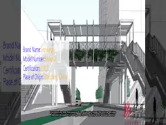 Cina Ponte di struttura in acciaio ecologico, Ponte in acciaio galvanizzato in vendita