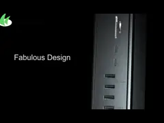 5 in 1 Aluminium-USB-C-Hub mit mehreren Ports 5 Gbps Datenübertragungsgeschwindigkeit 3,5 mm Audio Jack