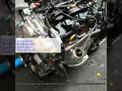 China N-issan Fuga Tina Wind V6 VQ25 VQ23 2.5L Used Car Engine 232 Torque 6 A33 Cylinder for sale