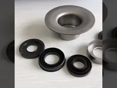 China 25mm Steel Pipe  Roller End Caps Bearing Housing For Gravity Roller Cover for sale