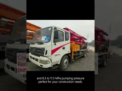 China Used Concrete Pump Truck good condition 2019 SANY 30m 30 meters small concrete pump truck for sale