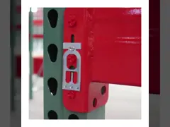 China Corrosion Protection Teardrop Racking for Adjustable Upright shelf Warehouse Storage for sale