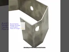 OEM C σχήμα μεταλλικά στηρίγματα μεταλλικό σίδερο βαθιά ζωγραφική Custom μεταλλικά στηρίγματα