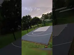 Weather Resistant Basketball Court Flooring Tiles Multi Sport Interlocking Tiles CE RoSH