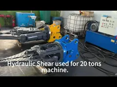 Cina Metalli di acciaio di costruzione di rifiuti di scarti di acciaio macchine da taglio idraulica rotante Olecranon Shear per escavatore in vendita