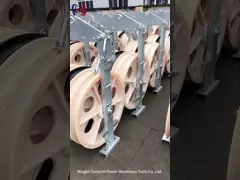 822 Series Large Diameter Rope Pulley Stringing Cable Blocks Customized Dimension High Load Capacity