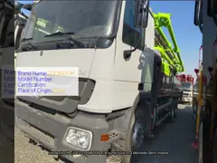 USED ZOOMLION 47M pump truck in Mercedes Benz chassis Concrete Pump construction machine