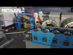 T Bar Drywall Roll Forming Machine With Protective Film And Hydraulic Punching System