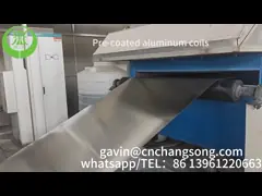 Customer-specific pre-coated aluminum coils