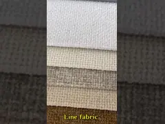 China Shrink Resistant Linen Sofa Fabric Dubai Rainbow Fabric Customized For Home for sale