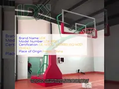Moveable Traning Basketball Stand Customized Logo Hydraulic Basketball Hoop