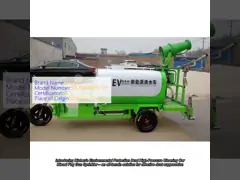 Environmental protection dust high-pressure cleaning car diesel fog gun sprinkler