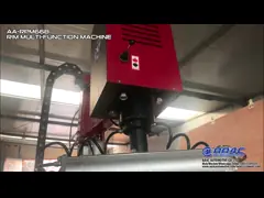 AA4C Rim  cleaning polishing machine AA RPM66B with media complete working video with media